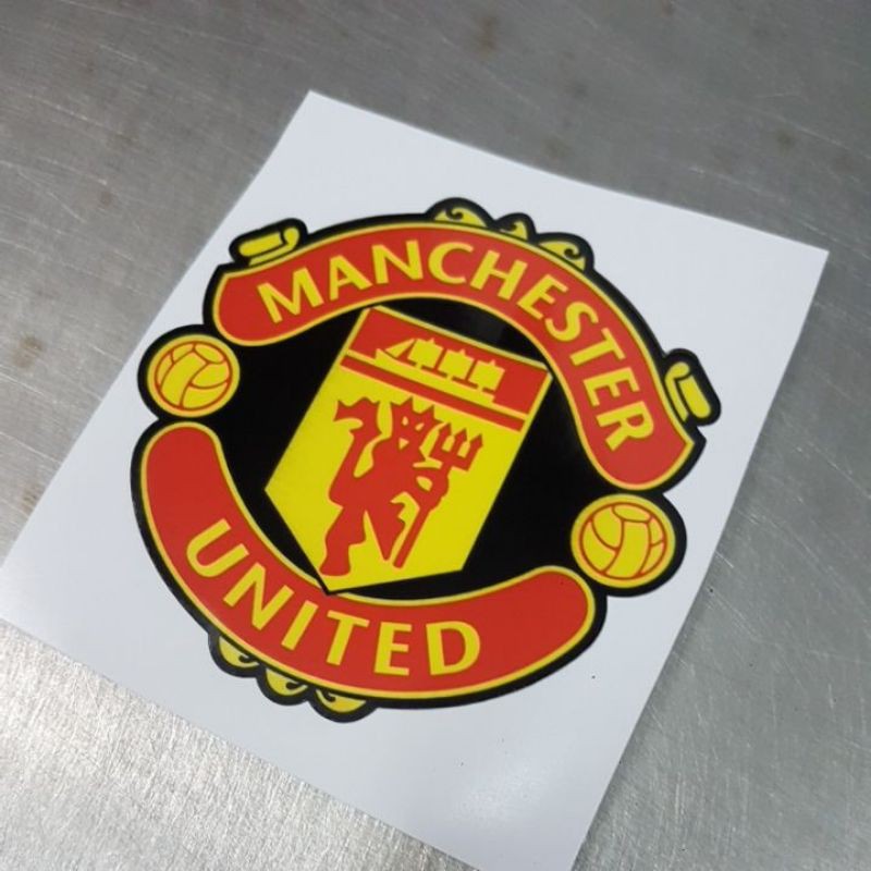 Manchester United vinyl sticker (10cm ratio) | Shopee Malaysia
