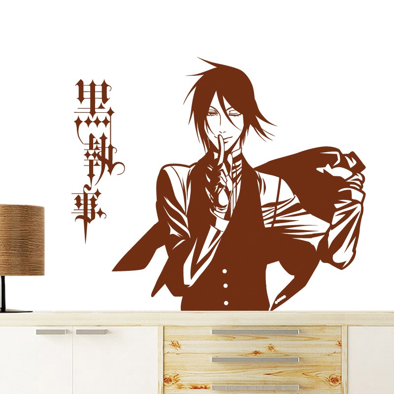 Vincent Phantomhive Wall Decal Black Butler Cartoon Car Sticker Vinyl ...