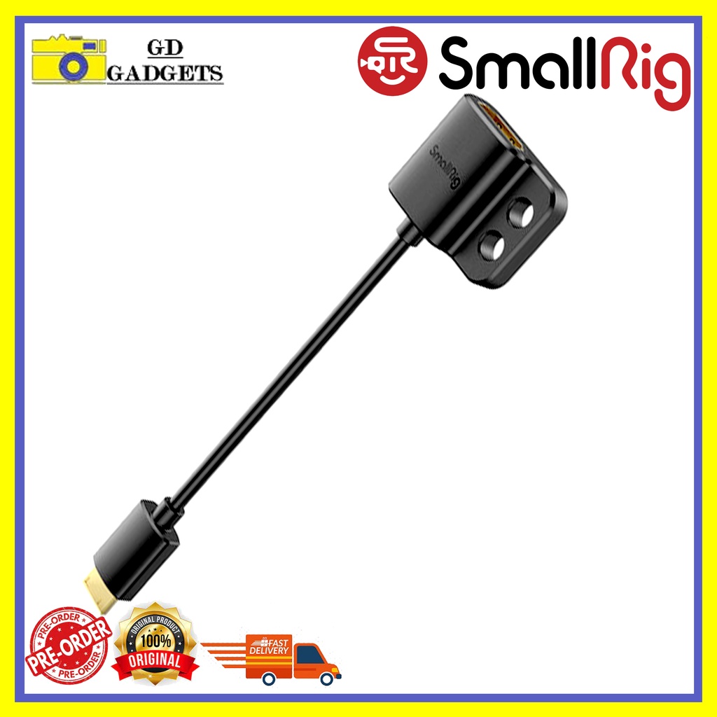 (Ready Stock)SmallRig 3020 Ultra-Slim Female HDMI Type A to Male Mini ...