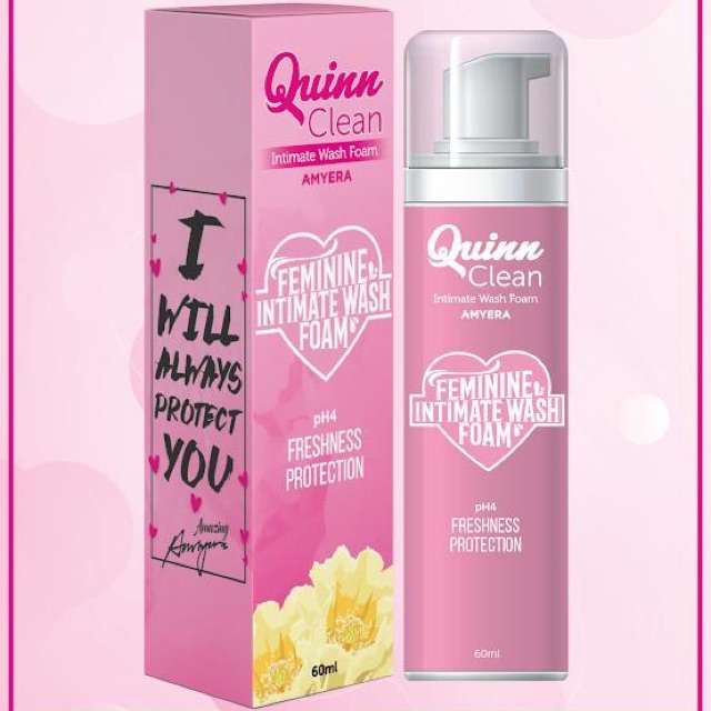 🔥HOT SELLING🔥 FEMININE WASH QUINNCLEAN BY AMYERA BEAUTY | Shopee Malaysia