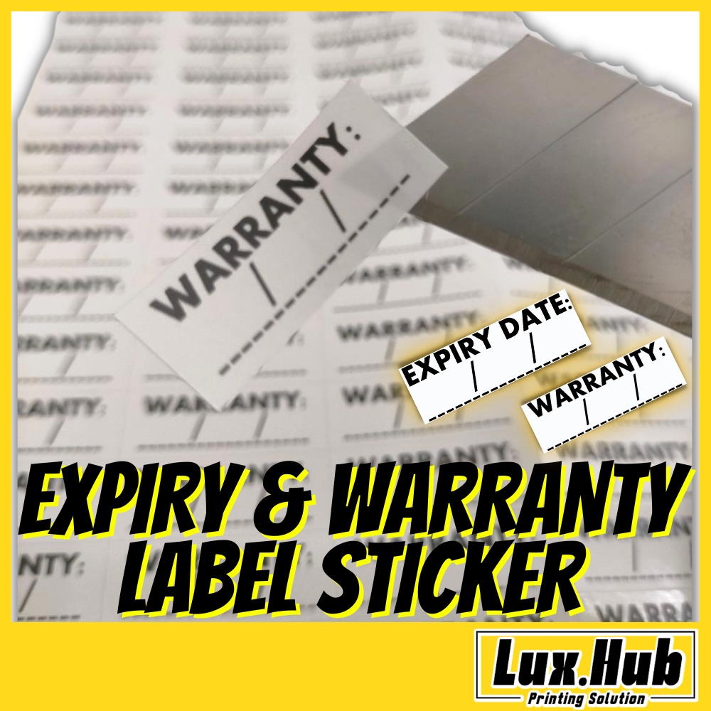415pcs Expiry Date & Warranty Sticker | Sticker Waranty Seal | Expired ...