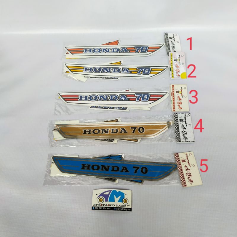 Honda c70 striping c70 striping c70 sticker c70 sticker list body c70 ...