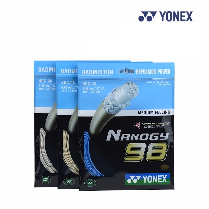 YONEX NANOGY 98 NBG98 N98 Badminton Line Defense Batting Feel (Blue ...