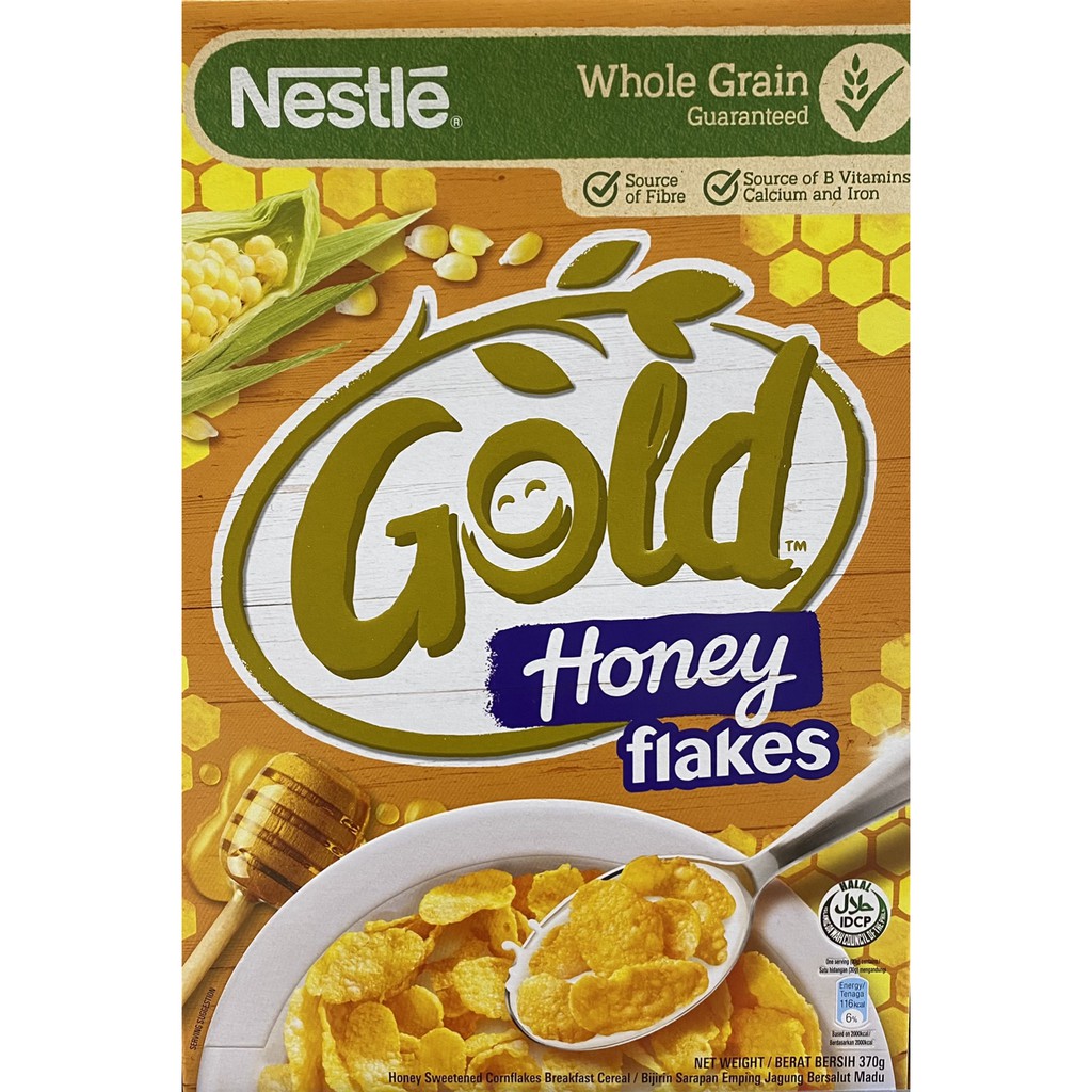 Nestle Breakfast Cereal Honey Gold Flakes 370g | Shopee Malaysia