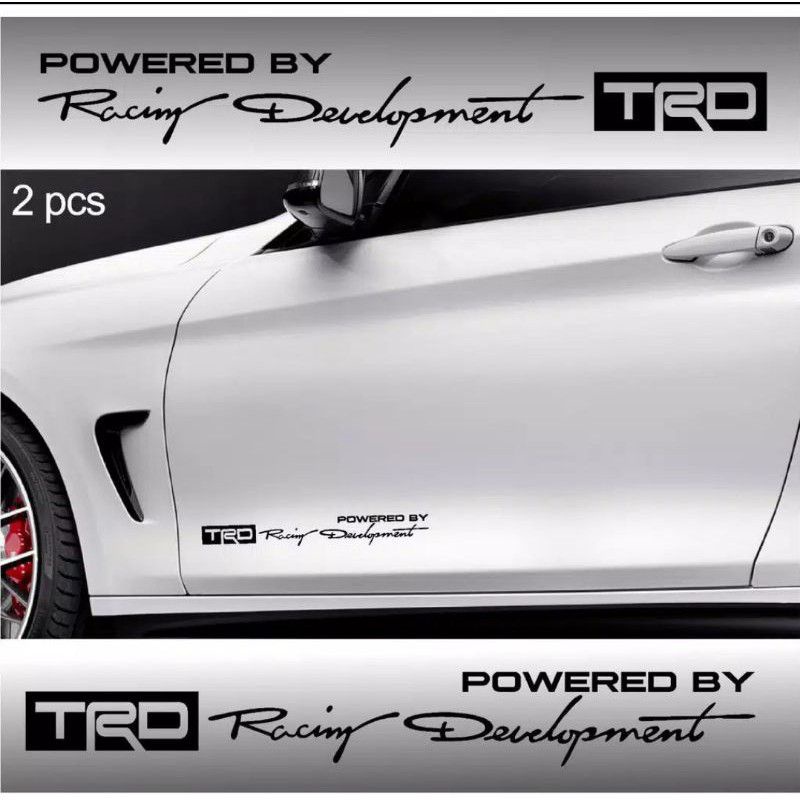 Car sticker car bumper sticker trd racing development sticker cool car ...