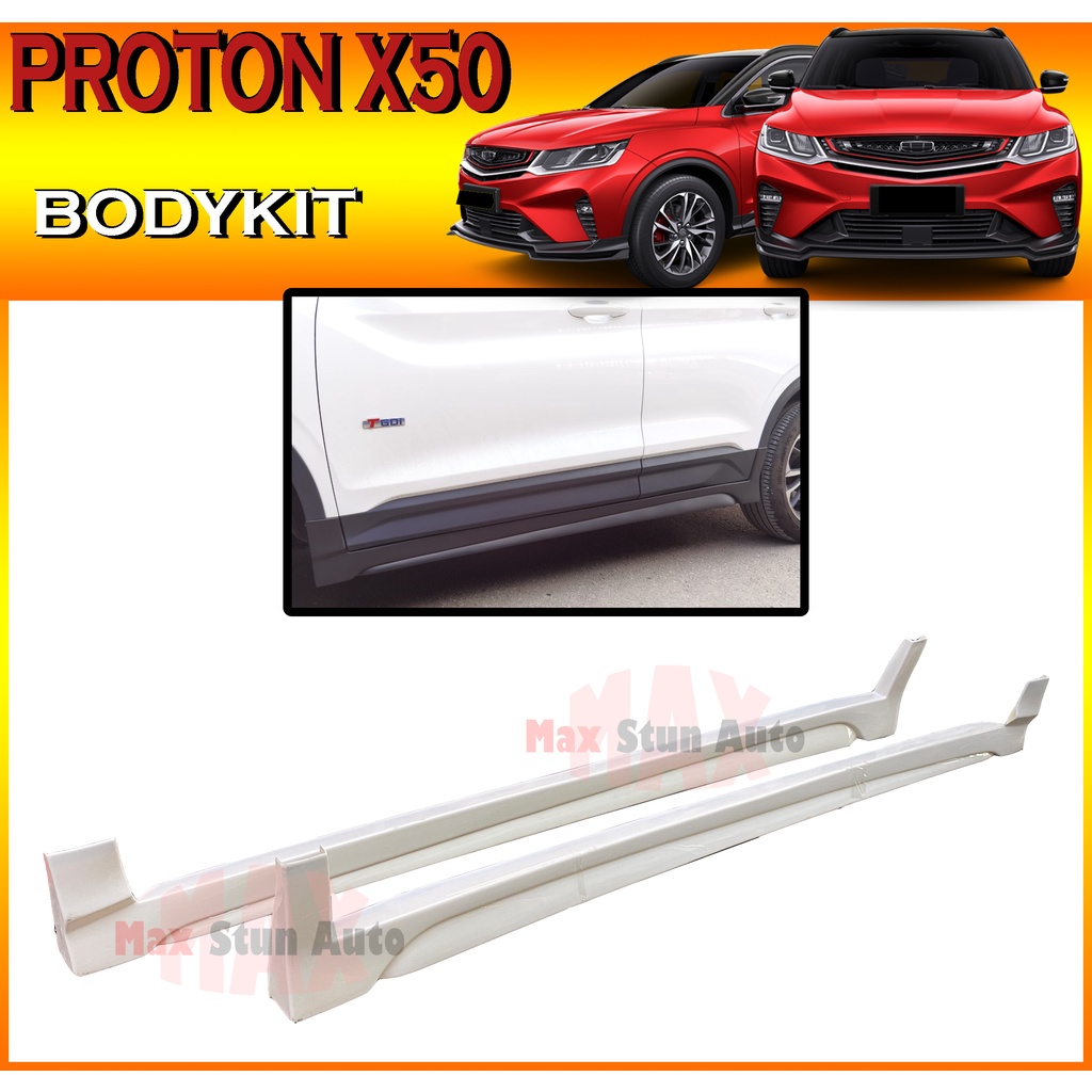 PROTON X50 FULLSET BODYKIT X50 FRONT V-LIP SIDE SKIRT REAR SKIRT DIFFUSER WITHOUT PAINT X50 ABS ...