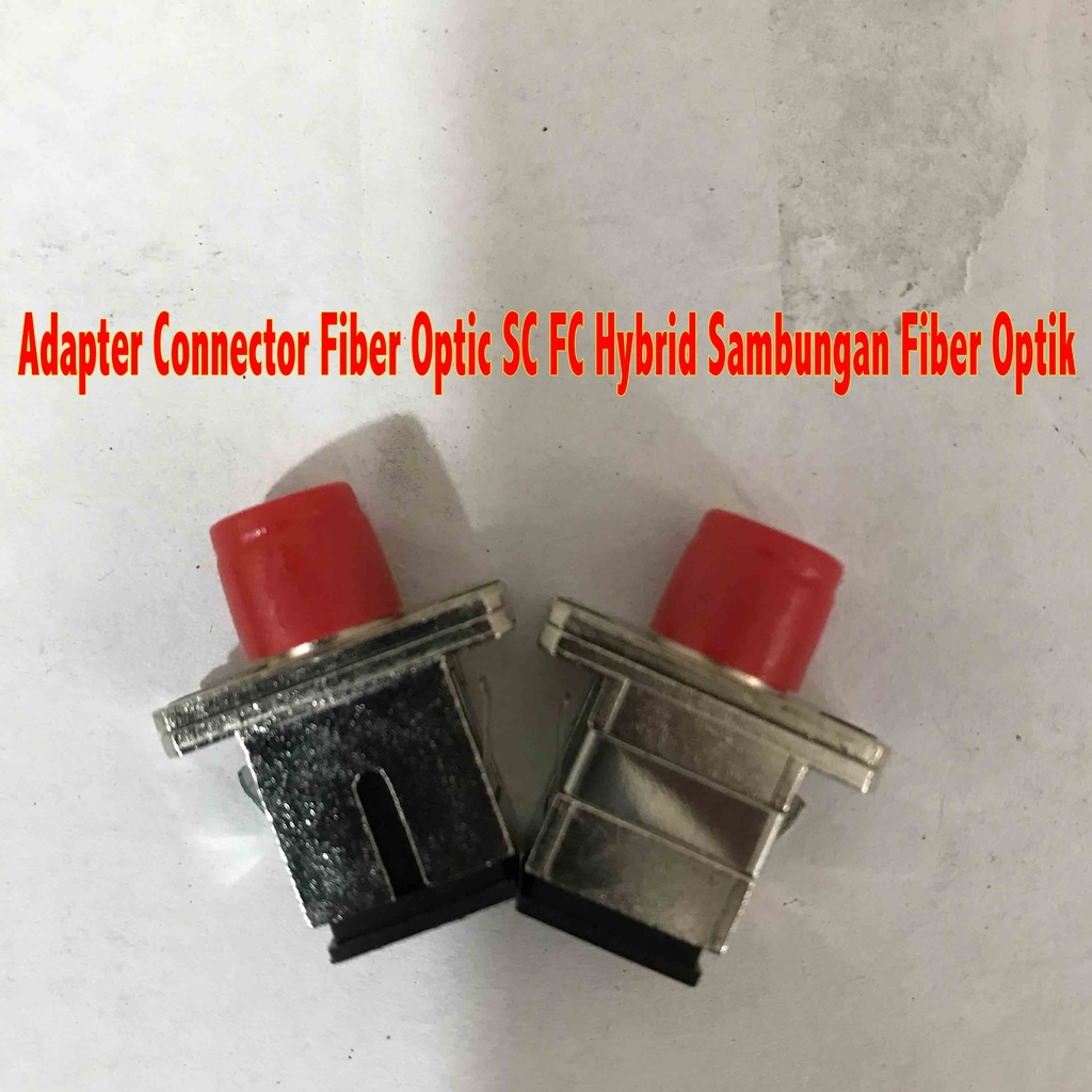 Fiber Optic SC FC Hybrid Optical Fiber Optic Connector Adapter | Shopee ...