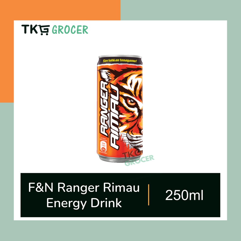 F&N Ranger Rimau Energy Drink 250ml | Shopee Malaysia