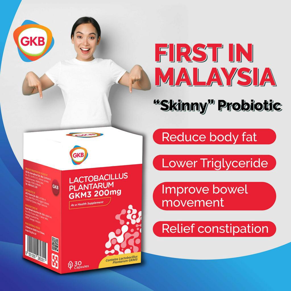 GKB L. Plantarum GKM3 30s (Weight Loss & Probiotic for Body Fat ...