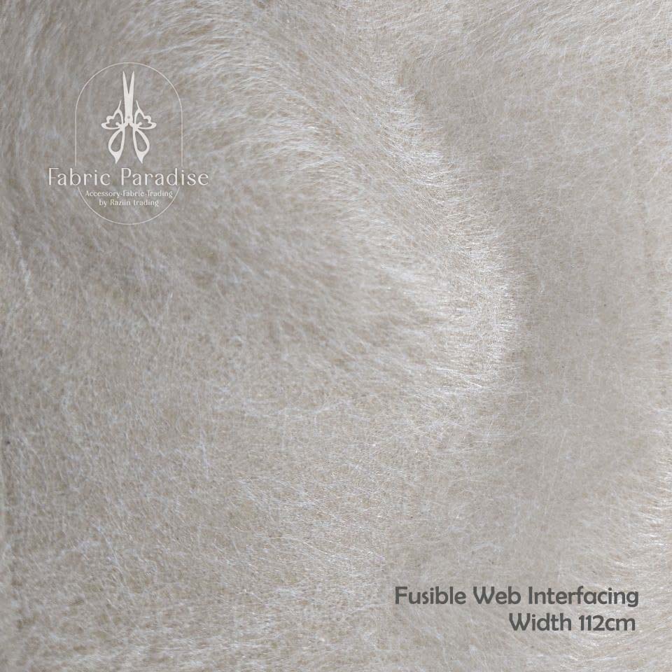 [READY STOCK] Web Adhesive Interfacing | Double sided fusible Spider ...