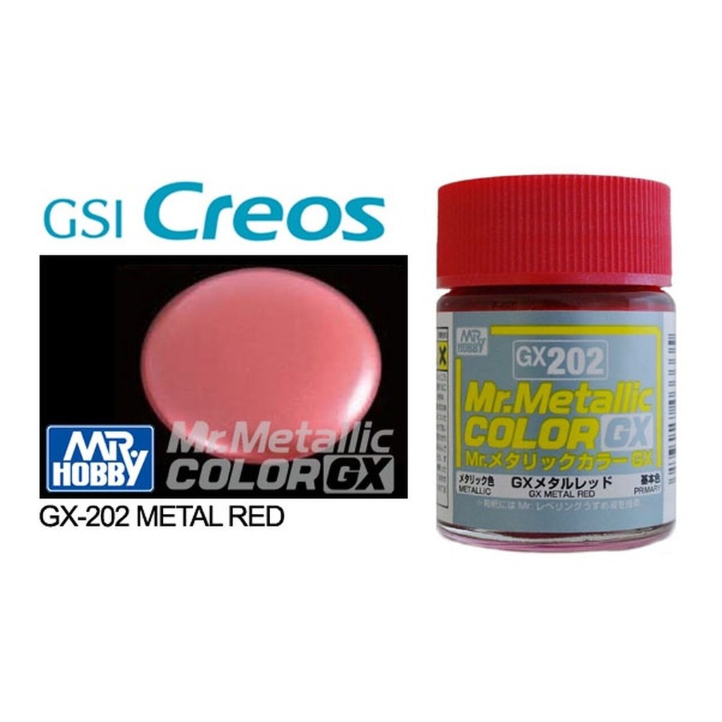 MR COLOR GX202 METAL RED (HOBBY & MODEL KIT PAINT) | Shopee Malaysia