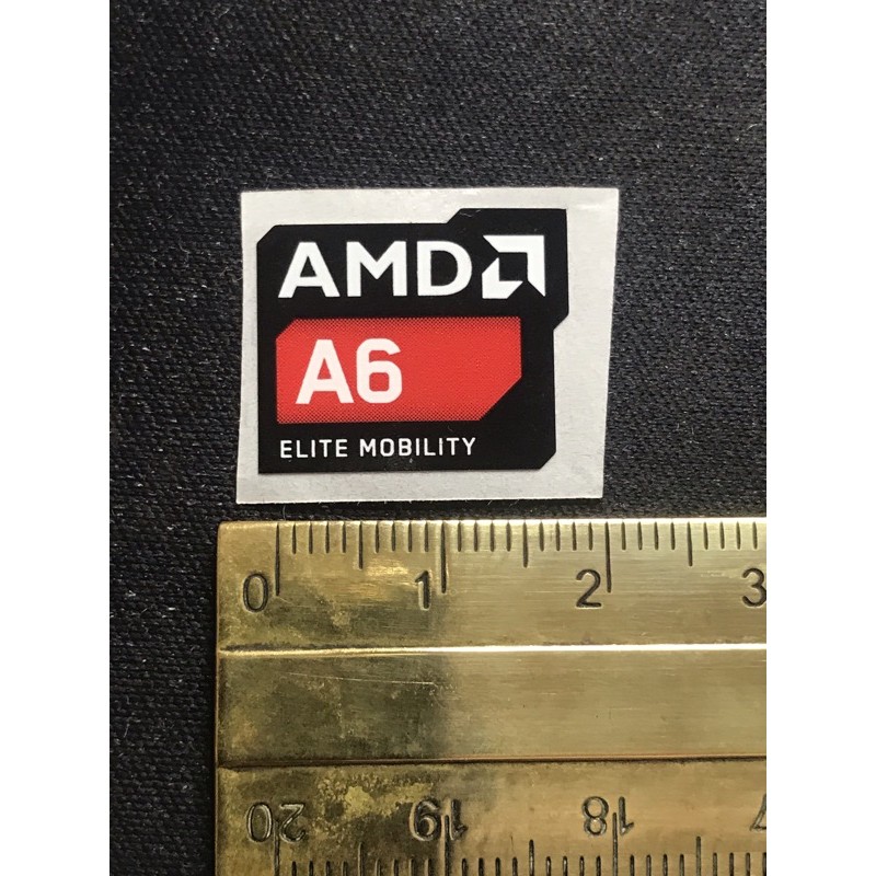 Amd A6 Elite Mobility 6th gen ori logo Sticker Sticker | Shopee Malaysia