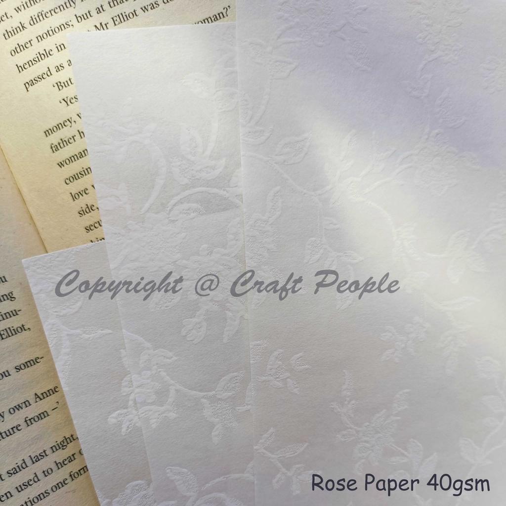 Rose Paper 玫瑰纸 40gsm (A4/A5) | Shopee Malaysia