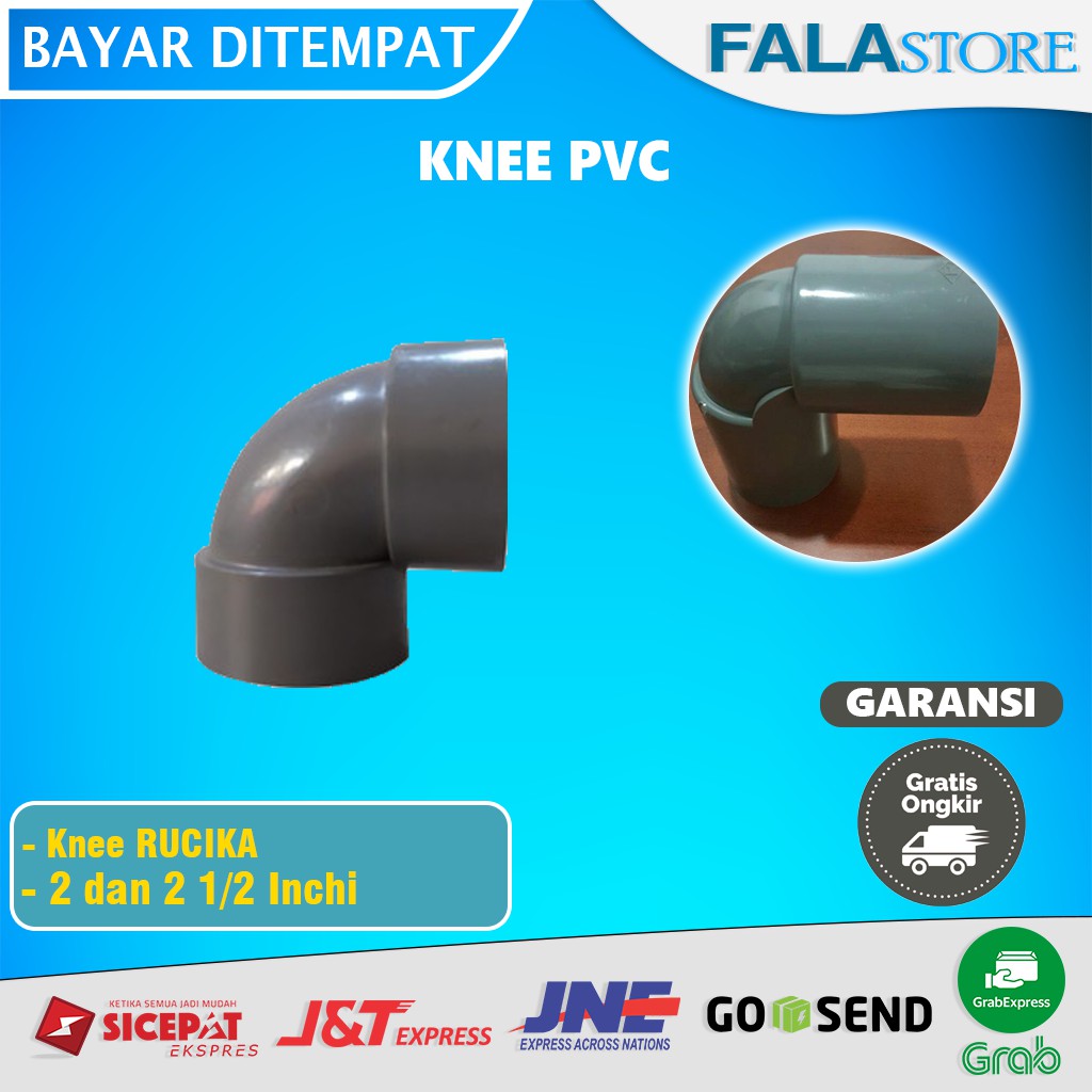 SIKU Knee Knie Keni Elbow Paralon Elbow Pipe PVC D Rucika 2 1/2 Inch ...