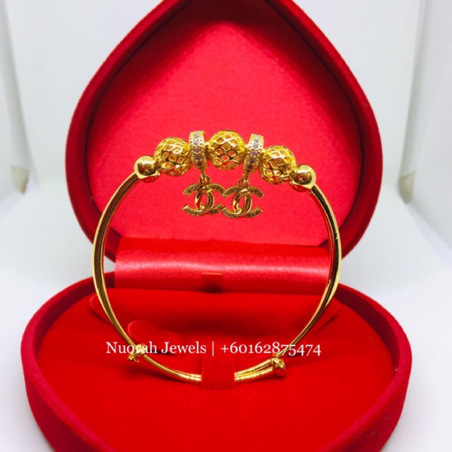 GELANG PANDORA & CHARMS🌹 ⭐TERBARU! Emas Korea •Exclusive Design 💯 Mcm ...