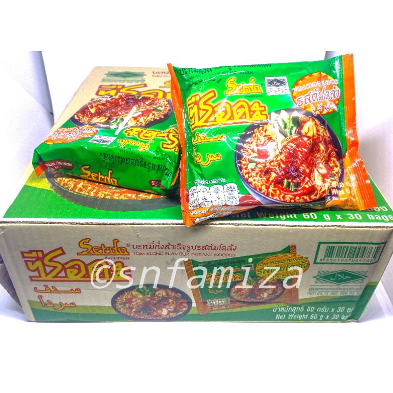 💥THAI MEE SERDA💥TOM KHLONG💥 30pcs x 60g | Shopee Malaysia