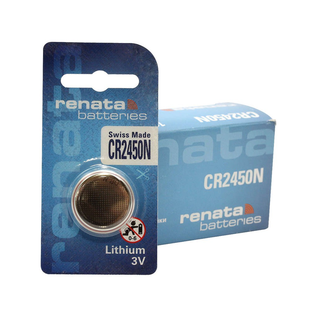Renata CR2450N 3V Lithium Coin Cells Battery (1pc single Card pack) | Shopee Malaysia