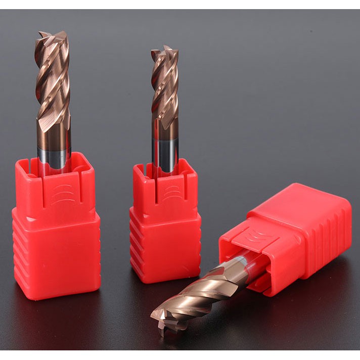 YOYOTOOLS Carbide End Mill 4 Flute Milling Cutter HRC55 1 2 4 5 6 8 10 12mm Alloy Coating ...