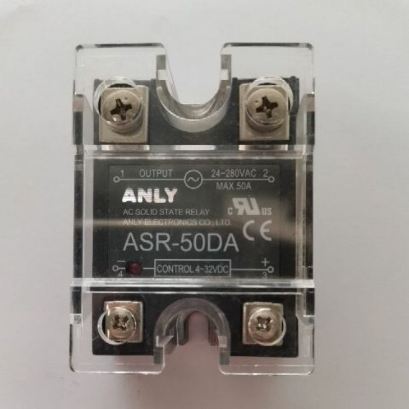 ANLY SOLID STATE RELAY SSR ASR-15DA, ASR-25DA, ASR-50DA, ASR-75DA, ASR-100DA, ASR-25DAH, ASR ...