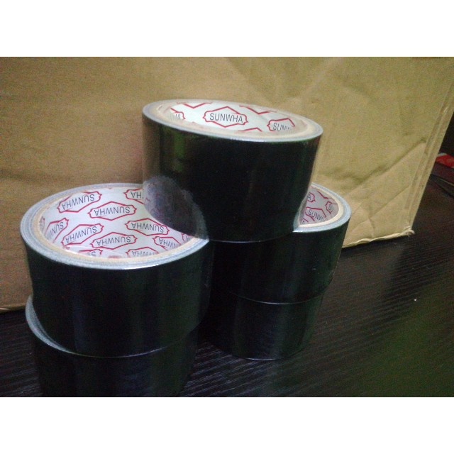 SUNWHA Cloth tape 45mm Black/Binding/Marking/Label/Insulation ...