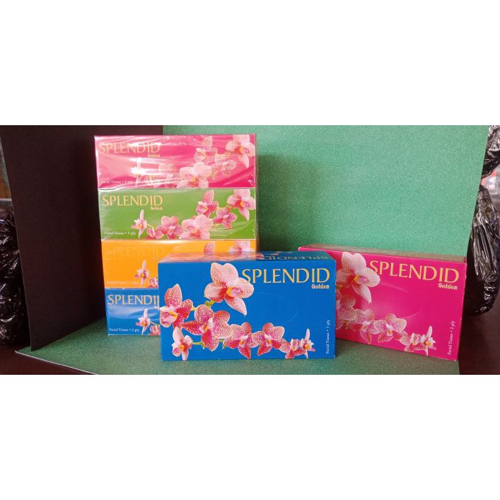 TISSUE KOTAK SPLENDID ( 1 BUNDLE - 4 BOX ) | Shopee Malaysia