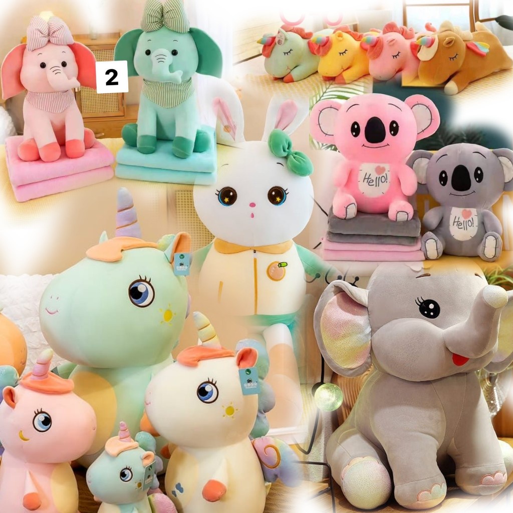 ANAK PATUNG TERMASUK SELIMUT ( 2IN1 ) | Shopee Malaysia