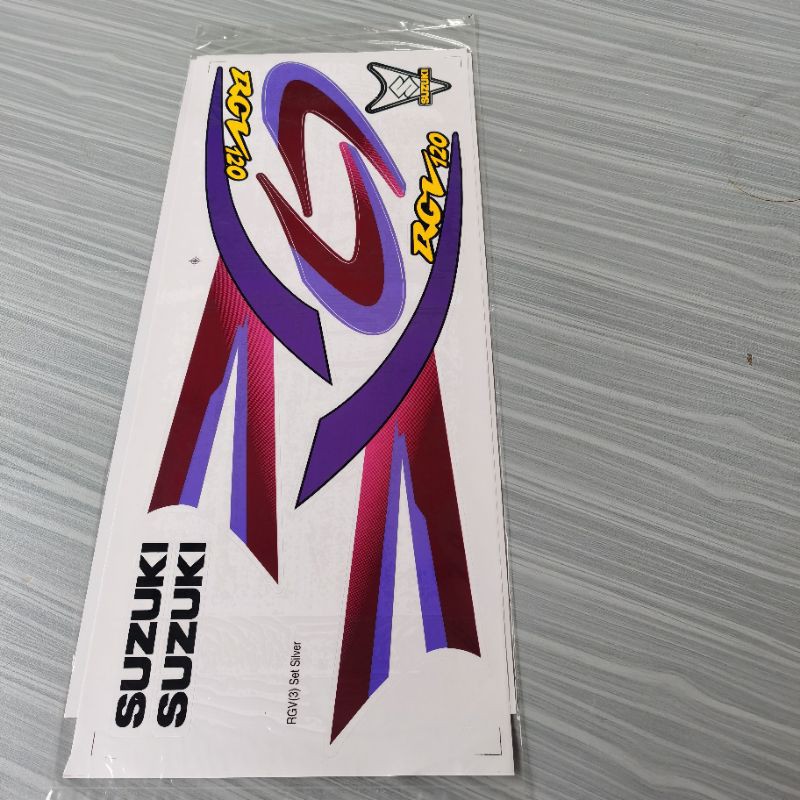 🔥SUZUKI RGV (3 ) Body Sticker Set | Shopee Malaysia