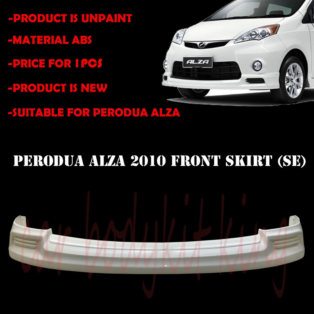 PERODUA ALZA 2010 BODYKIT FULL SET ABS COLLECTION SE BODY KIT | Shopee ...