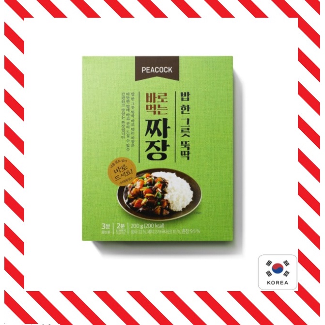 [PEACOCK] Jajang_Korean black bean jajang rice sauce 180g | Shopee Malaysia