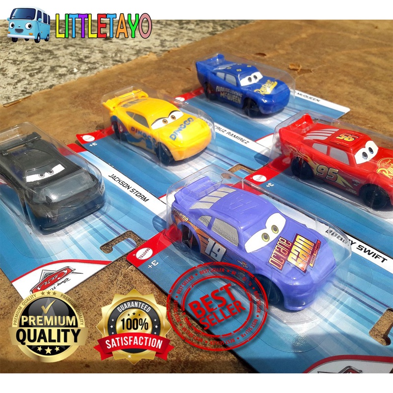 Disney PIXAR CARS FABULOUS LIGHTNING McQUEEN JACKSON STORM DINOCO CRUZ ...