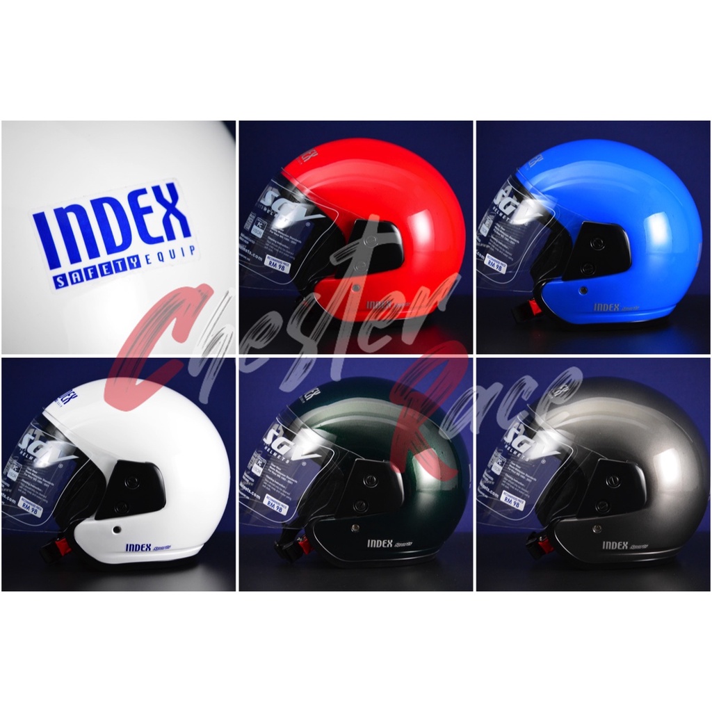 INDEX HELMET 100% AUTHENTIC GENUINE ORIGINA | Shopee Malaysia