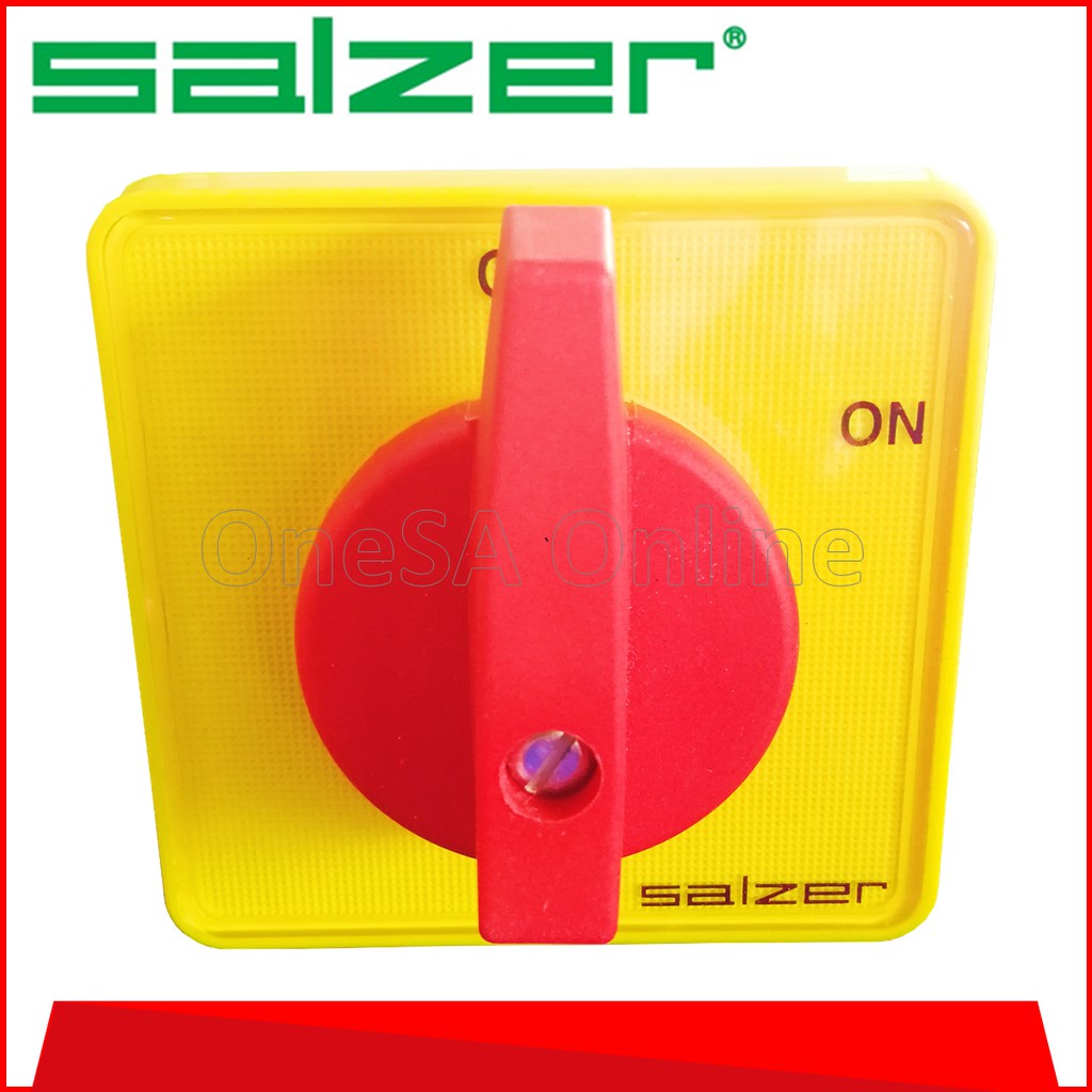 SALZER ISOLATOR ON/OFF SELECTOR SWITCH,2POLE 63A, (SALZ-S6361002-B03 ...