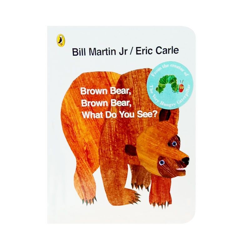 【ReadyStock】现货Original Board Book《 Brown Bear, Brown bear, what do you ...