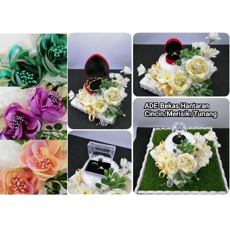 ADE-(M) English Rose Bekas Cincin Hantaran/Merisik/kahwin/Tunang ...