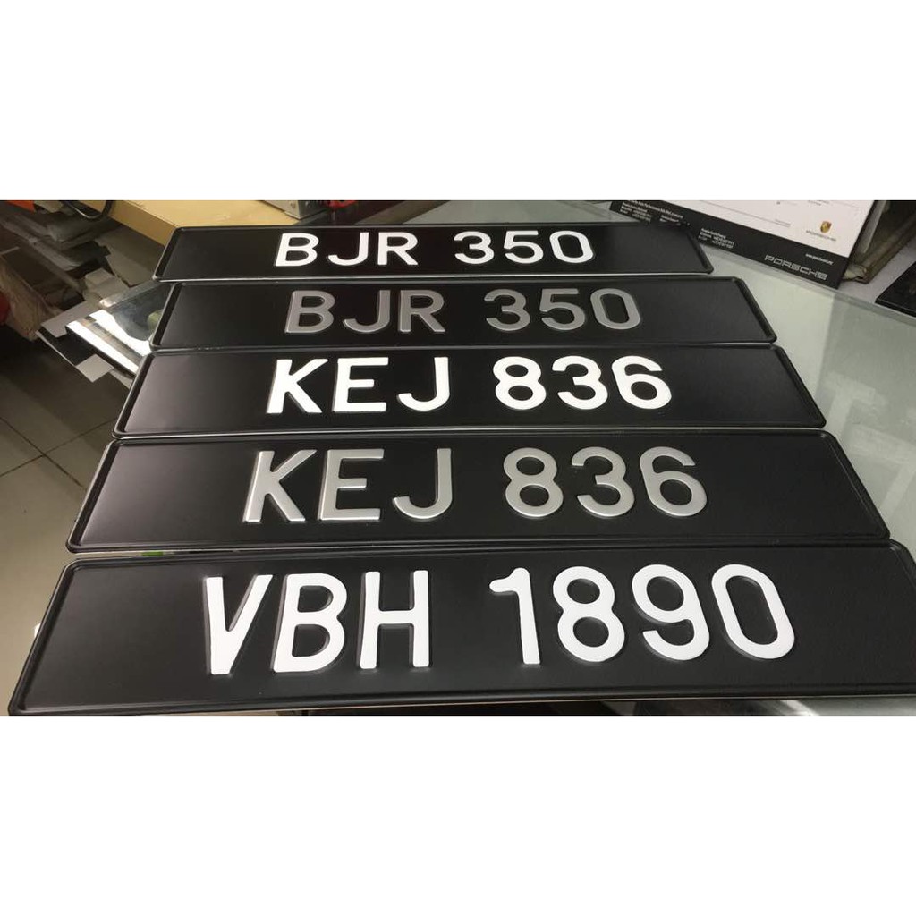 Wurth Alternatives Number Plate Holder Cover Casing come with Aluminum ...