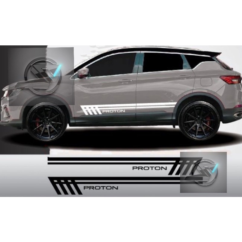 (Ready Stock) S761# Proton X50 Car Body Vinyl Decal Sticker | Shopee ...