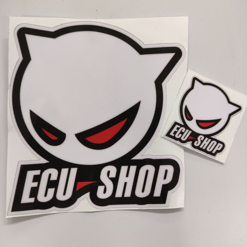 ECU SHOP Sticker Original Design Ecu Shop Buy 1 Free 1 | Shopee Malaysia