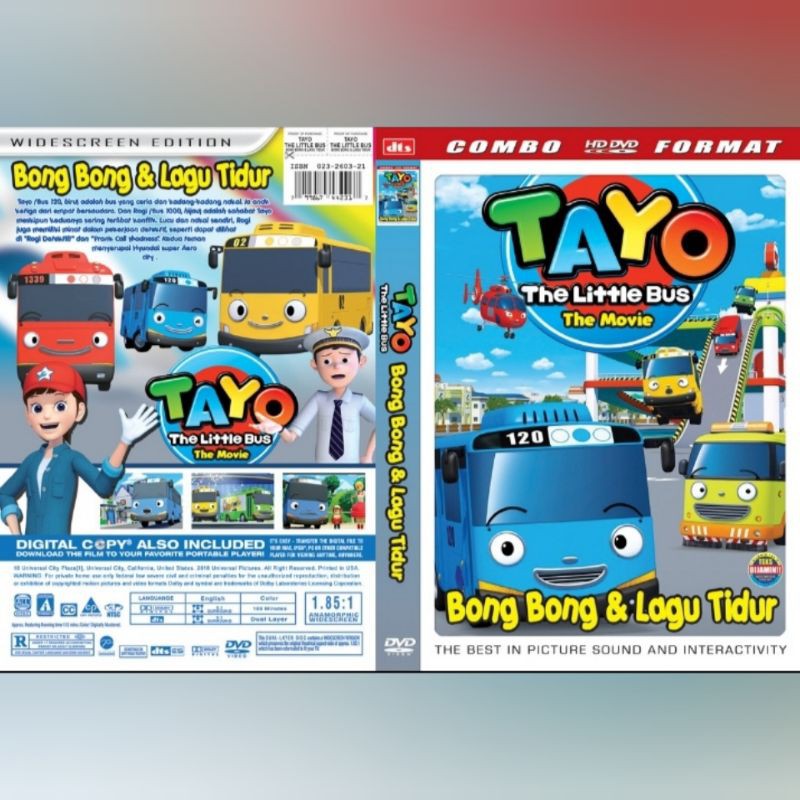 Tayo The Little Bus Animated Movie Cassette - Bong Bong & Sleep Song ...