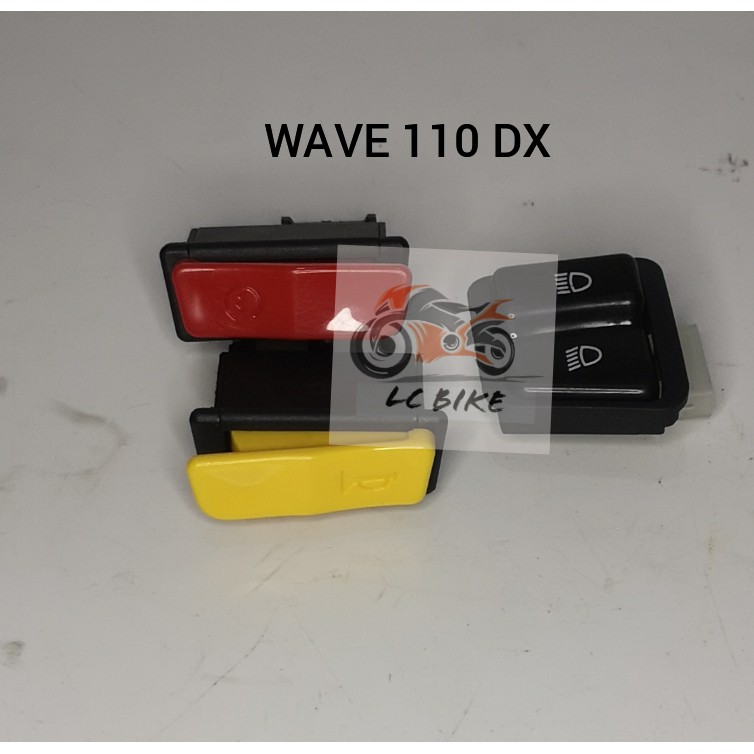 WAVE110 DX/MR2 SWITCH BUTTON SET VR125 HI LOW BUTTON | Shopee Malaysia