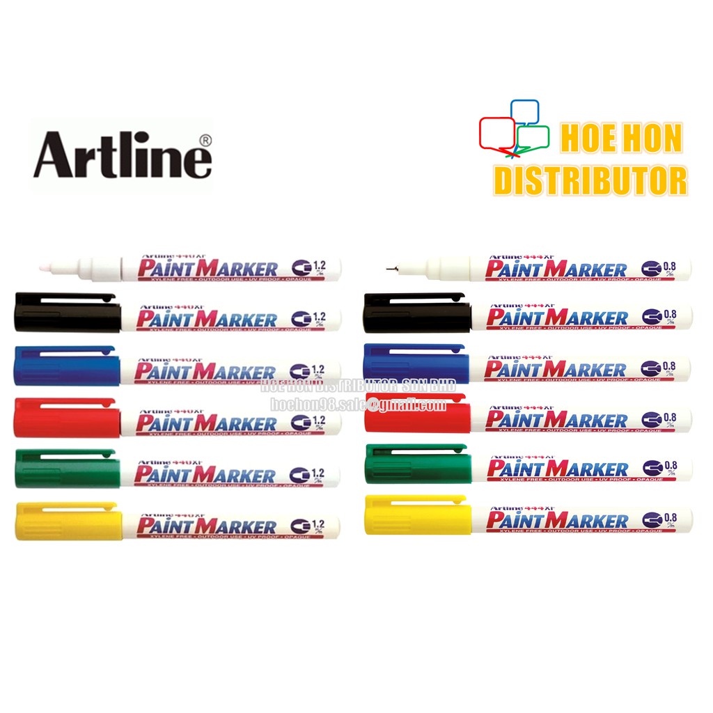 Artline Permanent Paint Marker Pen / Pen Penanda Cat 1.2mm 440XF / 0 ...