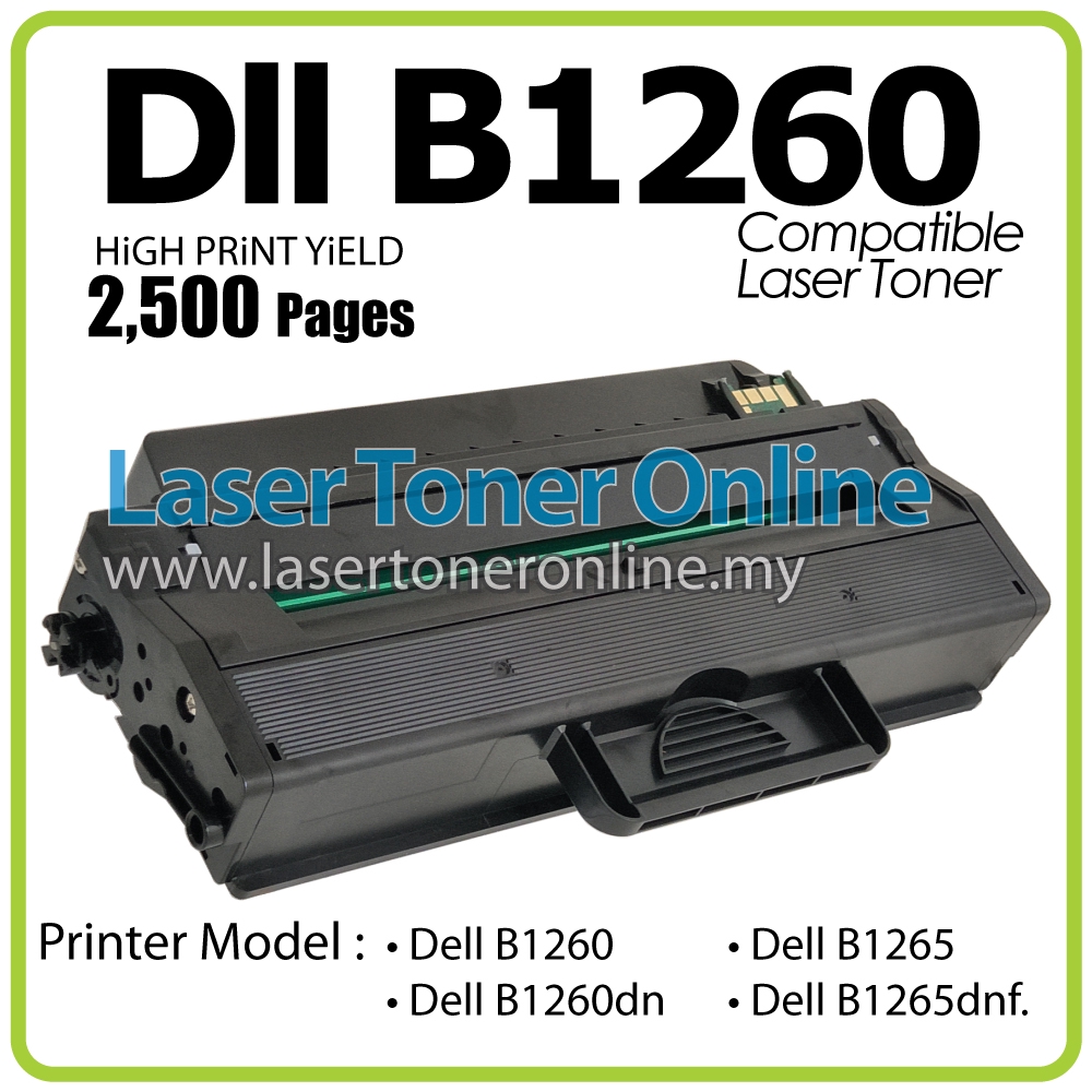 Compatible Del* B1260 B1260dn B1265dnf B1265 B 126x 1260 1265 1265dnf ...
