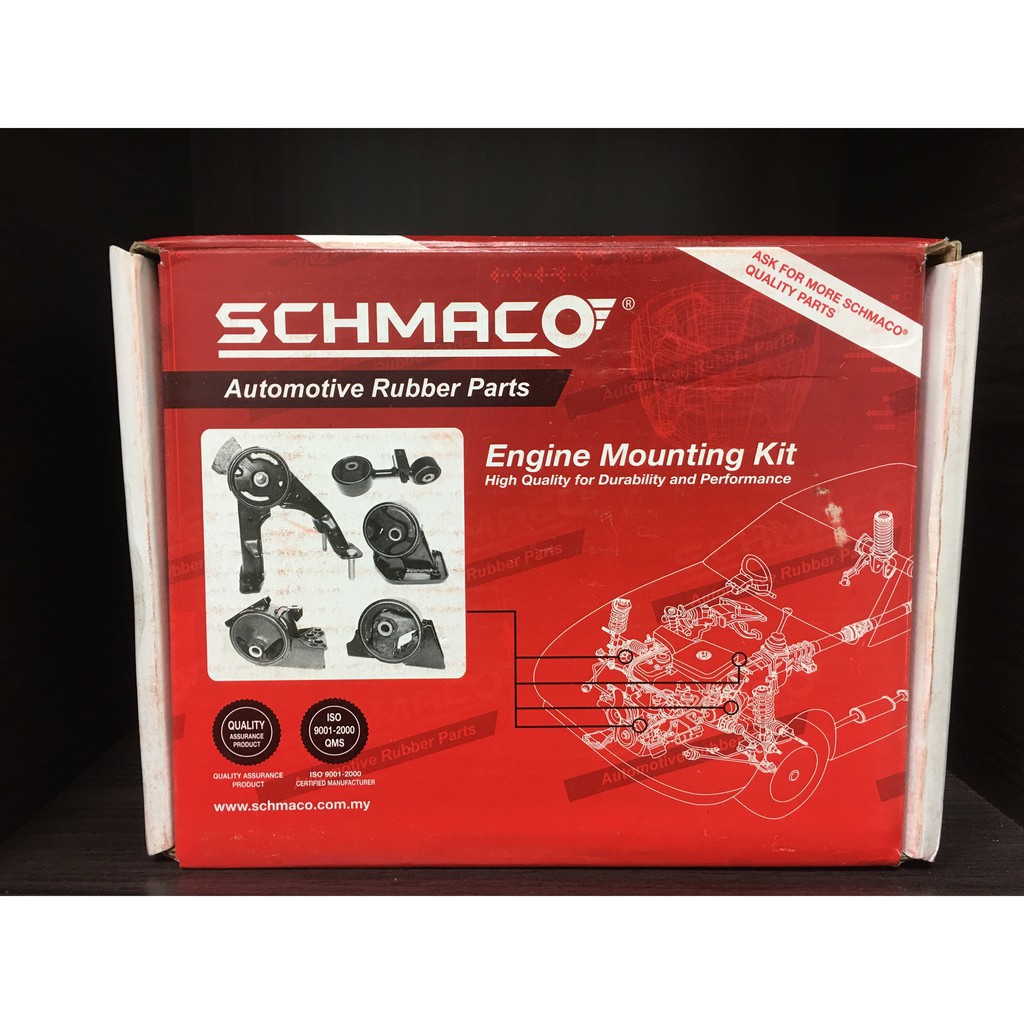 TOYOTA VIOS NCP150 (AUTO) ENGINE MOUNTING SET SCHMACO BRAND | Shopee ...