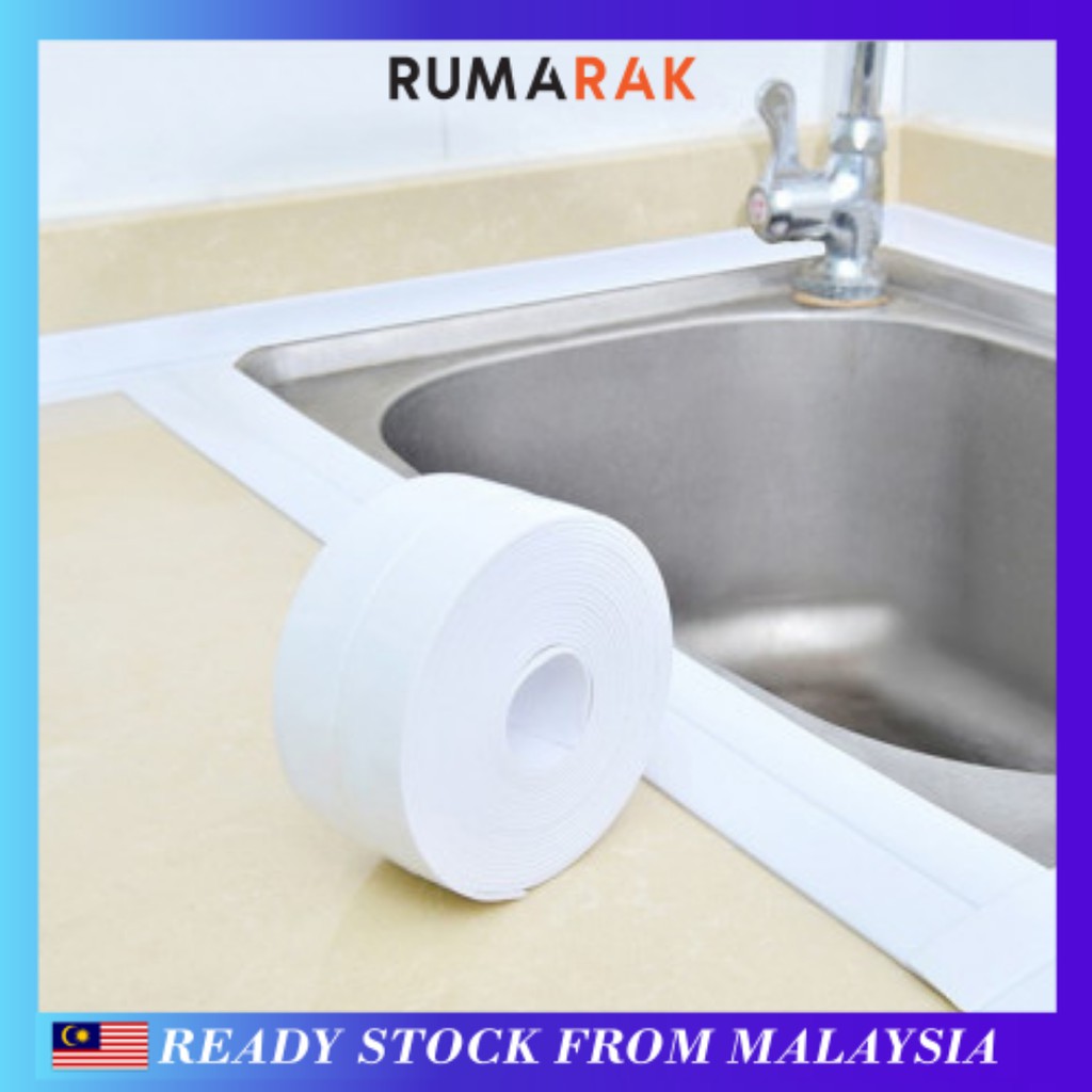 Ready Stock Penampal Sink Dapur Waterproof Self Adhesive Tape Wallpaper ...