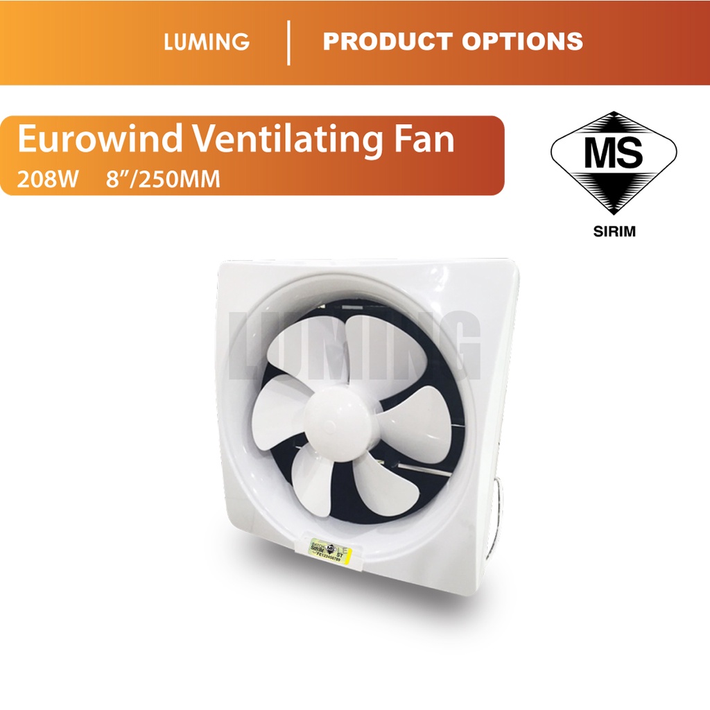LMG_ SIRIM Wall Exhaust Fan 6" 8" 10" 12" Ekzos Air Ejector Ventilation ...
