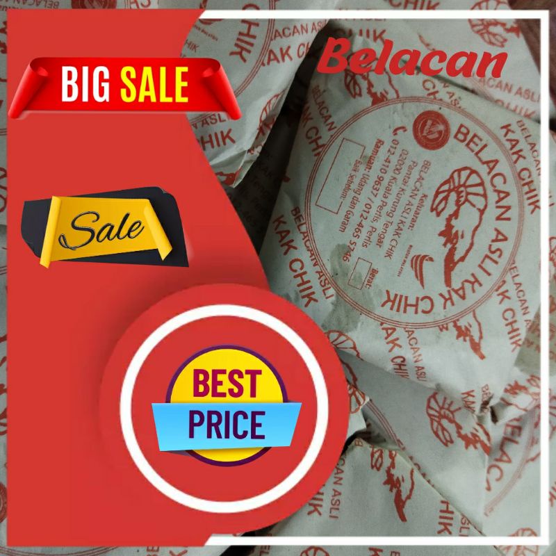 💥BELACAN KUALA PERLIS [200g] 💥 (Belacan Asli Kak Chik) | Shopee Malaysia