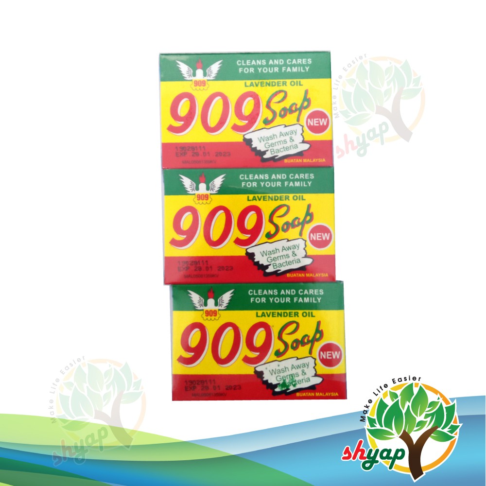 909 LAVENDER OIL SOAP 85G x (1Set = 3 unit) | Shopee Malaysia