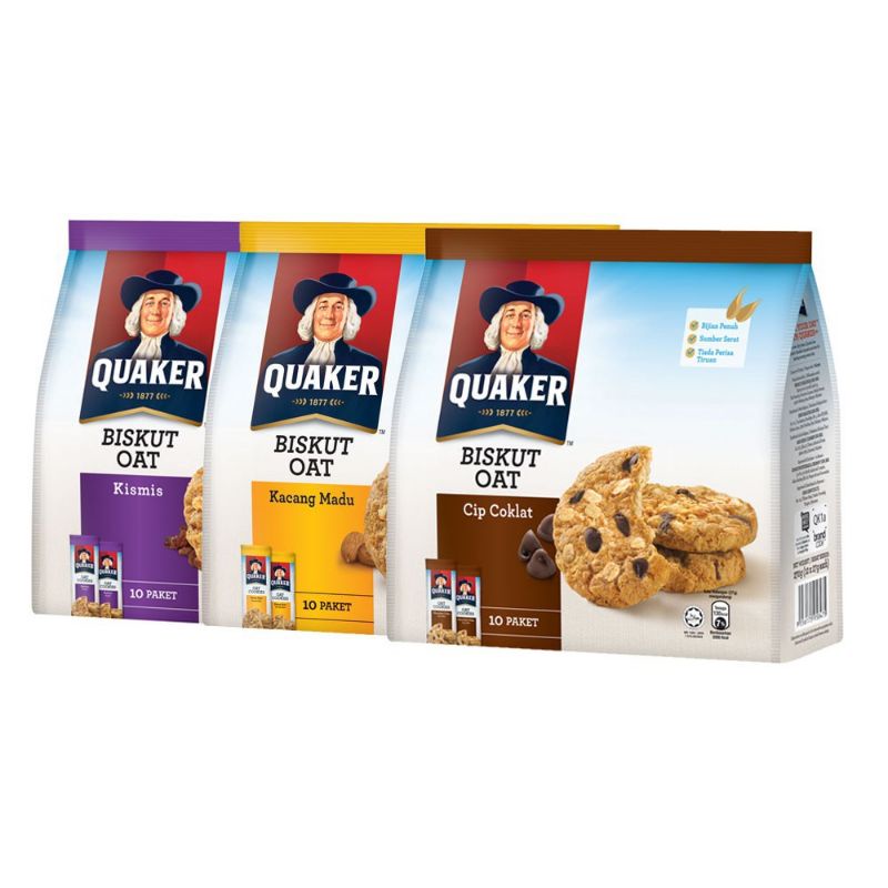 QUAKER OAT COOKIES 250G | Shopee Malaysia