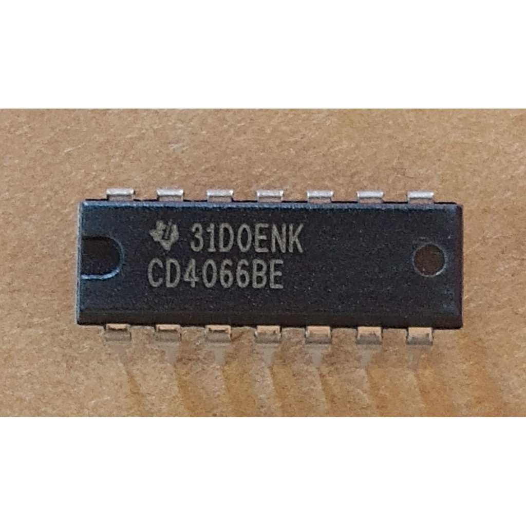 CD4066BE Analogue Switch, 4 Channels, SPST, 400 ohm, 3V to 18V, DIP, 14 Pins | Shopee Malaysia