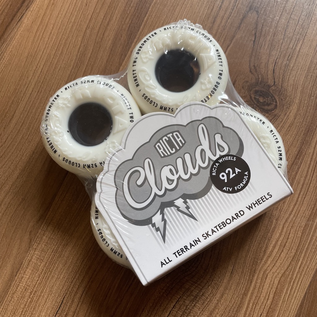 RICTA - Clouds Black 52mm/92a Skateboard Wheels | Shopee Malaysia
