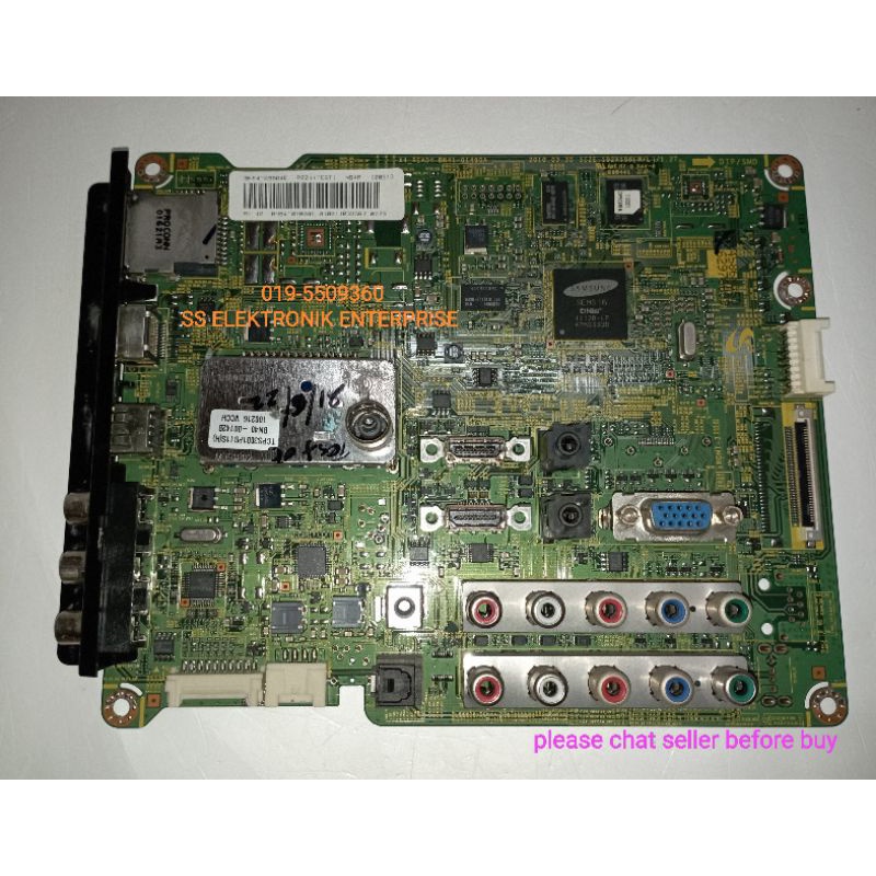 SAMSUNG LA40C530F1R/BN41-01490A/MAIN BOARD | Shopee Malaysia